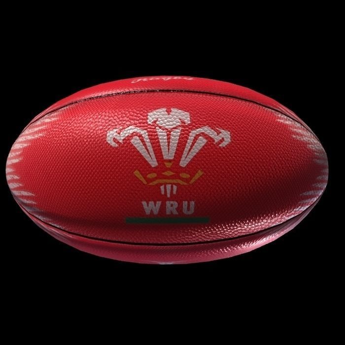 3D model Welsh Rugby Ball VR / AR / low-poly | CGTrader