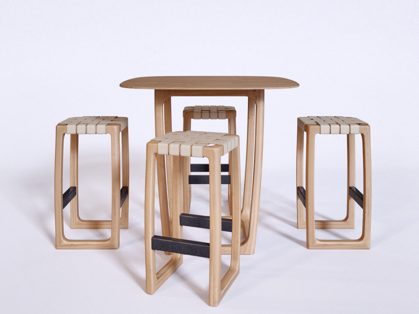 3D model Usona bar set VR / AR / low-poly | CGTrader