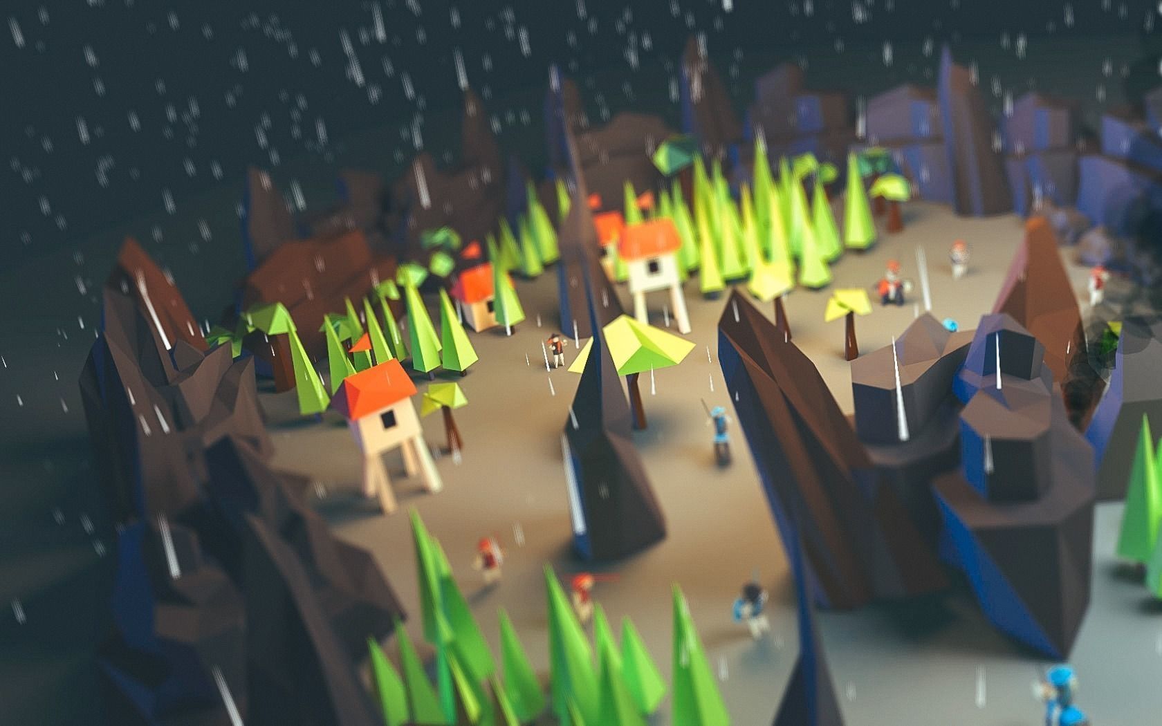 3D model Low Poly Strategy Prototyper VR / AR / low-poly rigged ...