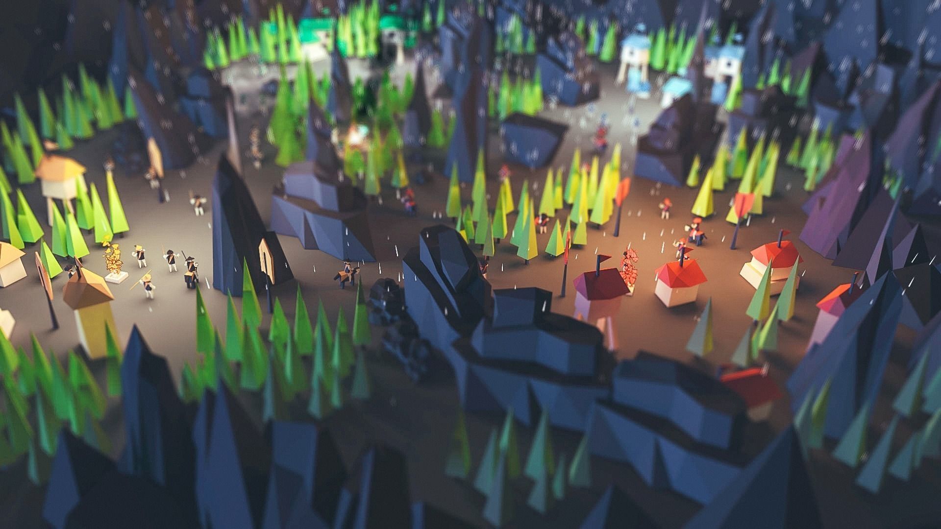 3D model Low Poly Strategy Prototyper VR / AR / low-poly rigged ...