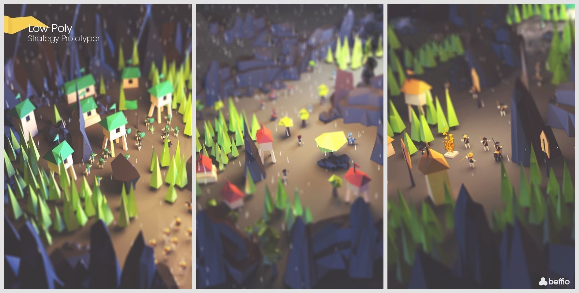 3D model Low Poly Strategy Prototyper VR / AR / low-poly rigged ...