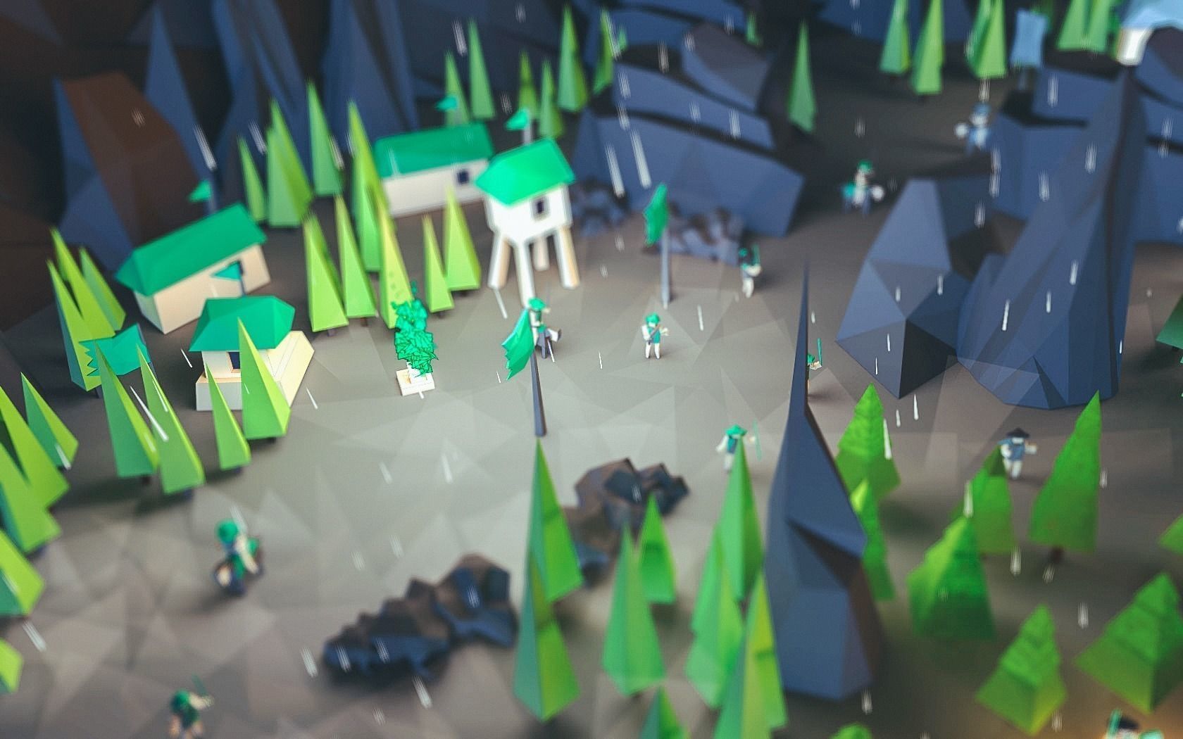 3D model Low Poly Strategy Prototyper VR / AR / low-poly rigged ...