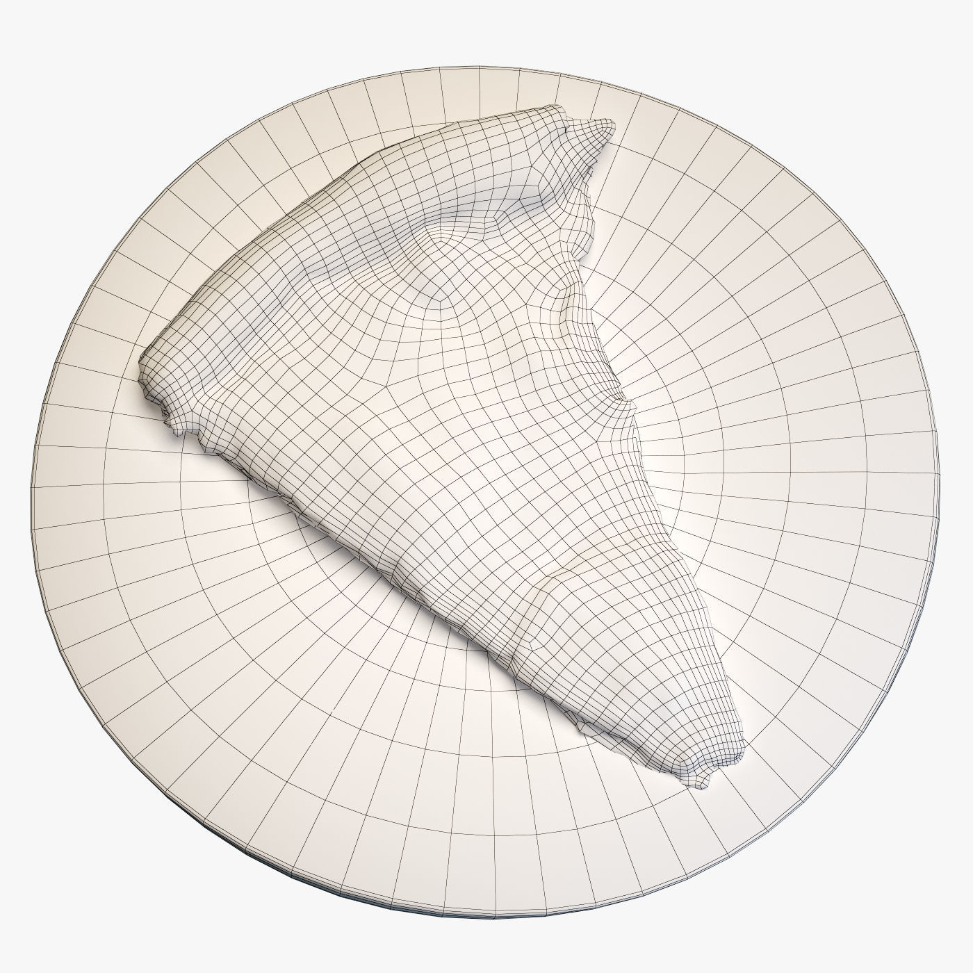 3D model Pizza slice VR / AR / low-poly | CGTrader