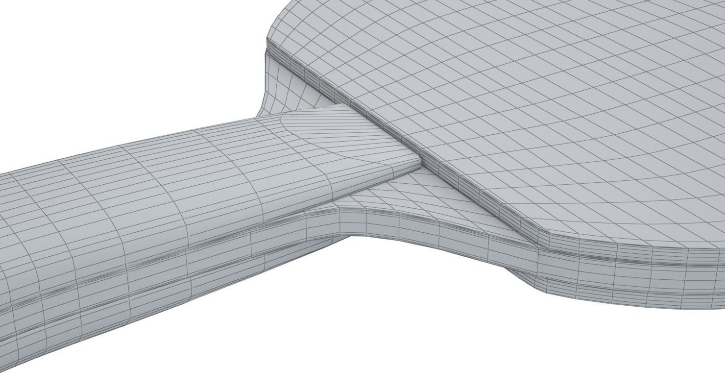 Ping Pong Paddle 3D model | CGTrader