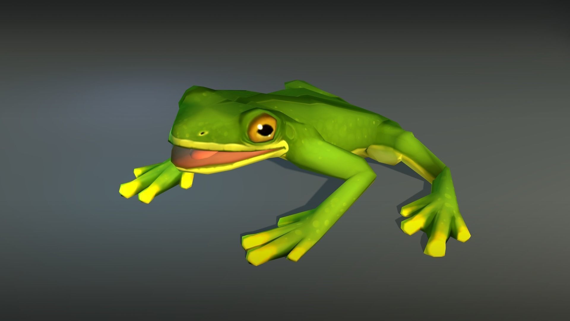 3D model Animated Frogs Pack VR / AR / low-poly rigged animated | CGTrader