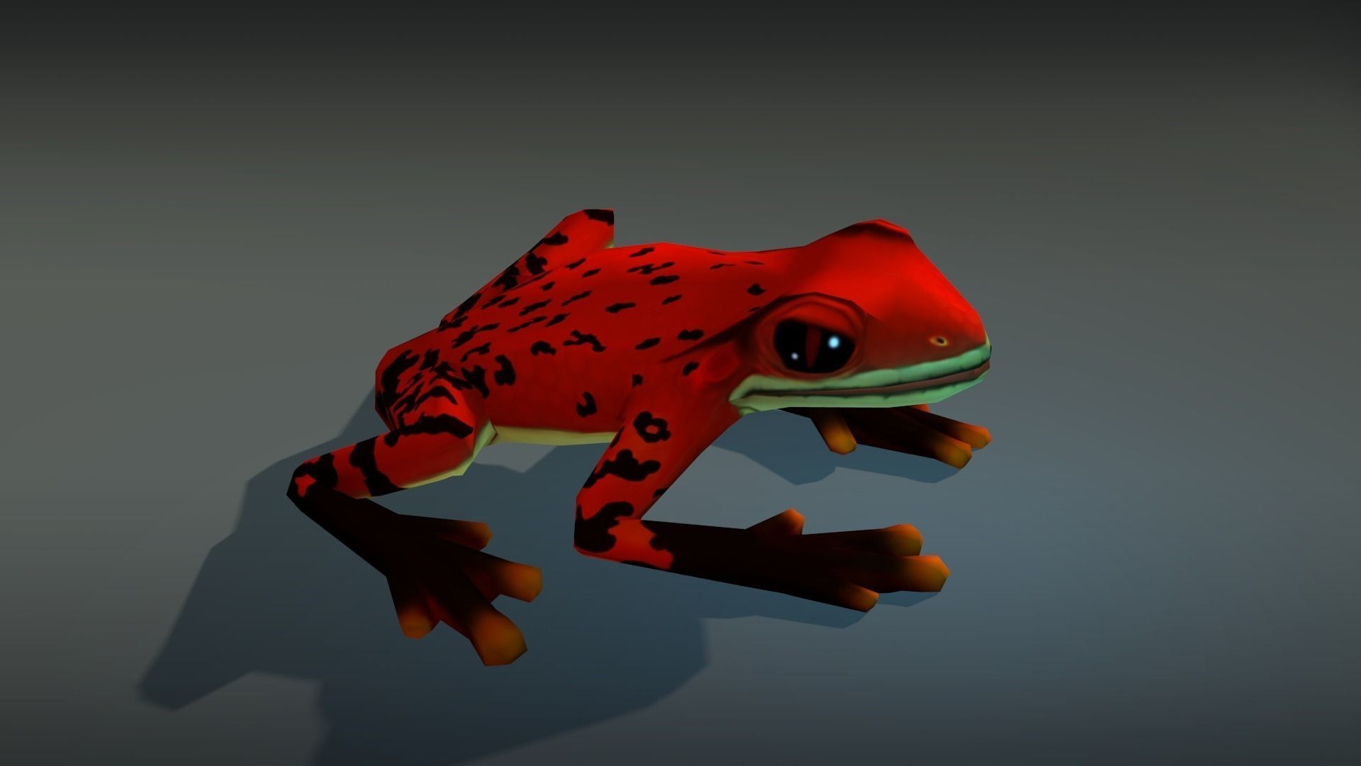 3D model Animated Frogs Pack VR / AR / low-poly rigged animated | CGTrader