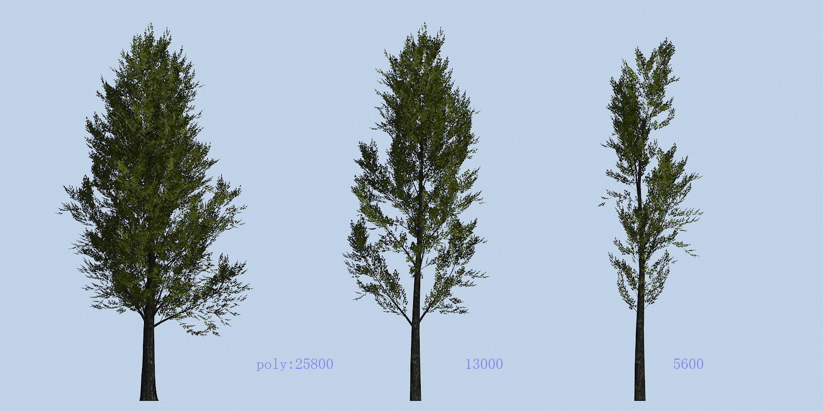 3D model Lowpoly 3Dmodel tree VR AR game 3LOD number79 VR / AR / low ...