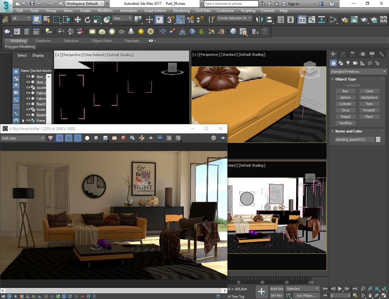 Interior Design Render 3D model | CGTrader