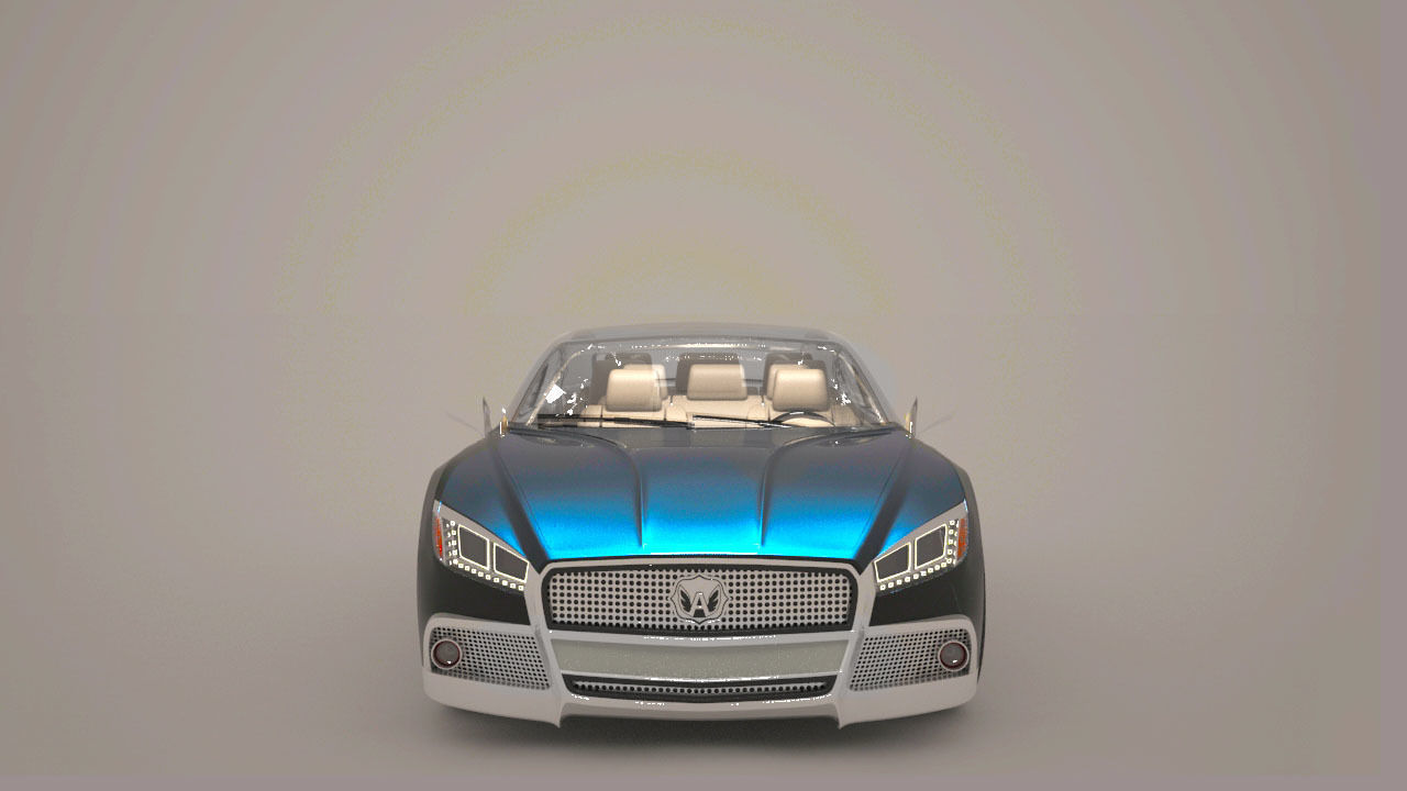 Gaz volga 2020 concept original 3D model | CGTrader