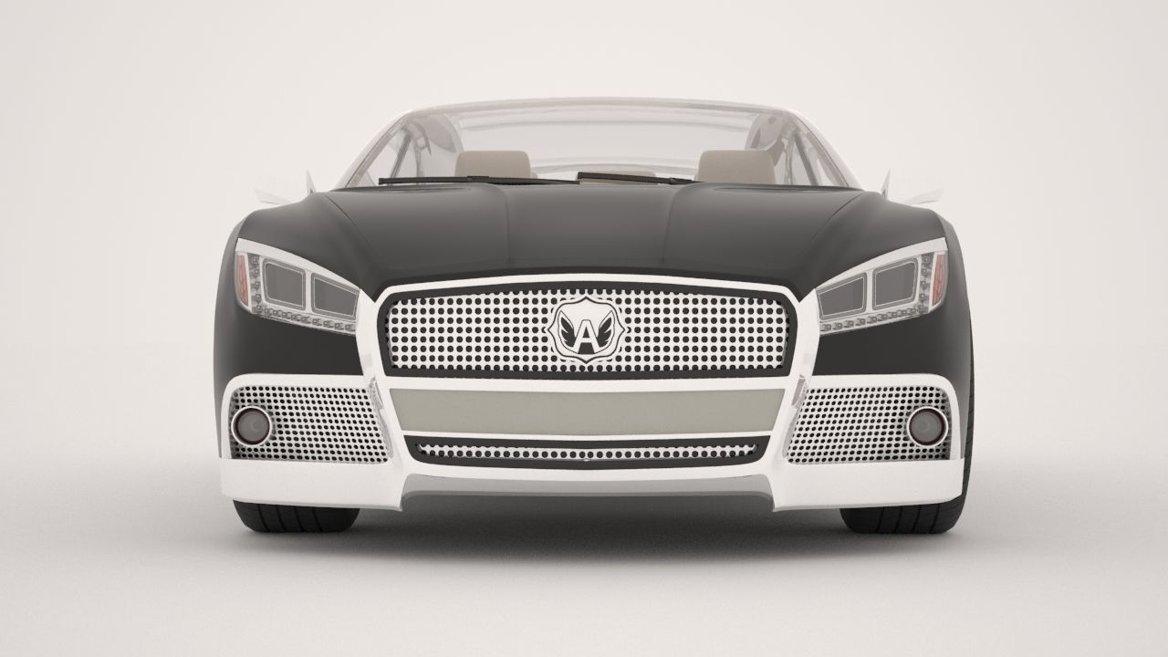 Gaz volga 2020 concept original 3D model | CGTrader