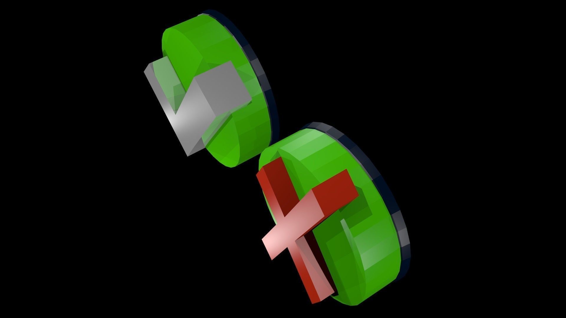 3D model Low poly check mark VR / AR / low-poly | CGTrader