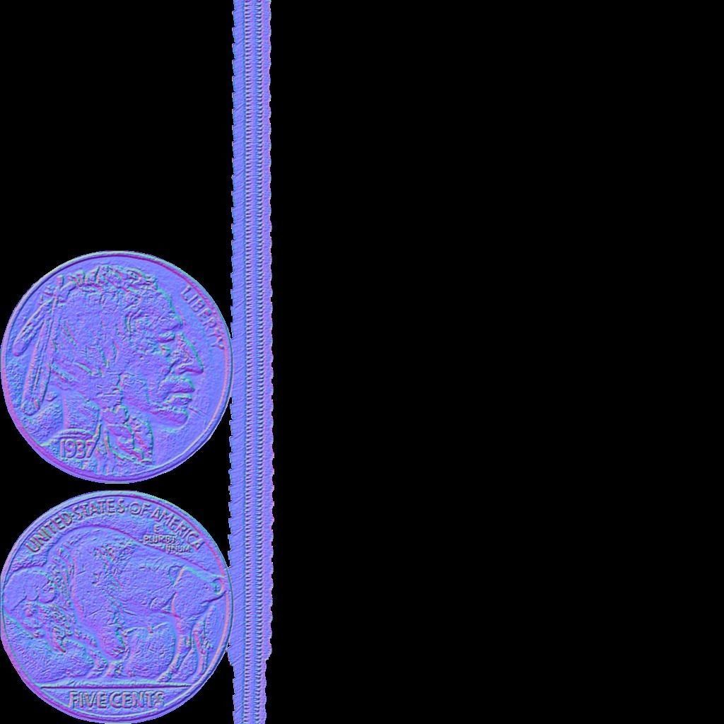 3D model old american coin 2 VR / AR / low-poly | CGTrader