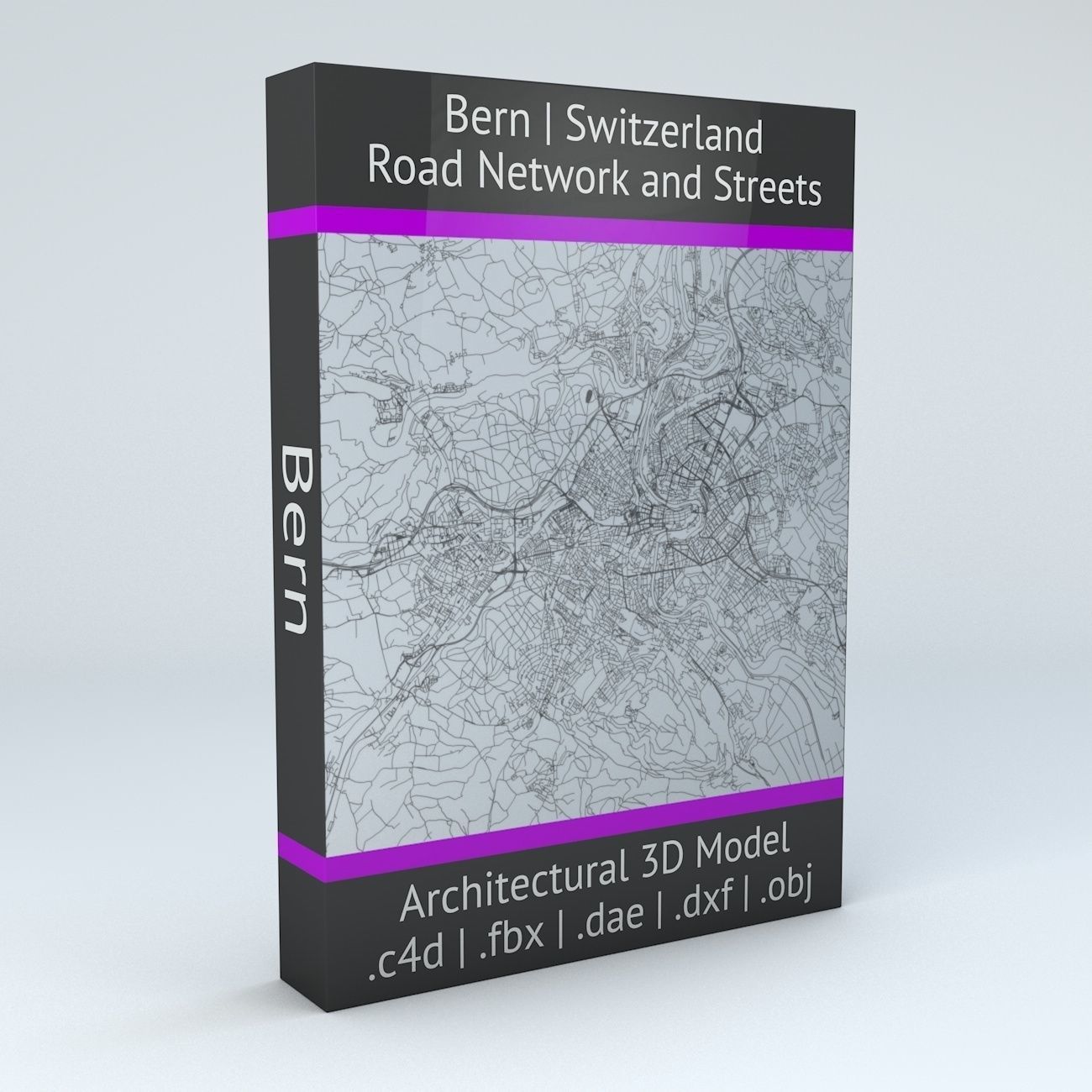 Bern Road Network and Streets 3D model | CGTrader