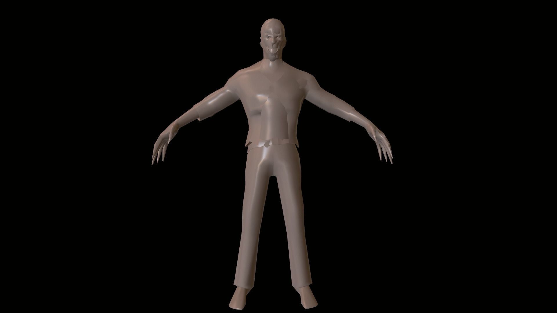 Zombie free VR / AR / low-poly 3D model animated rigged | CGTrader