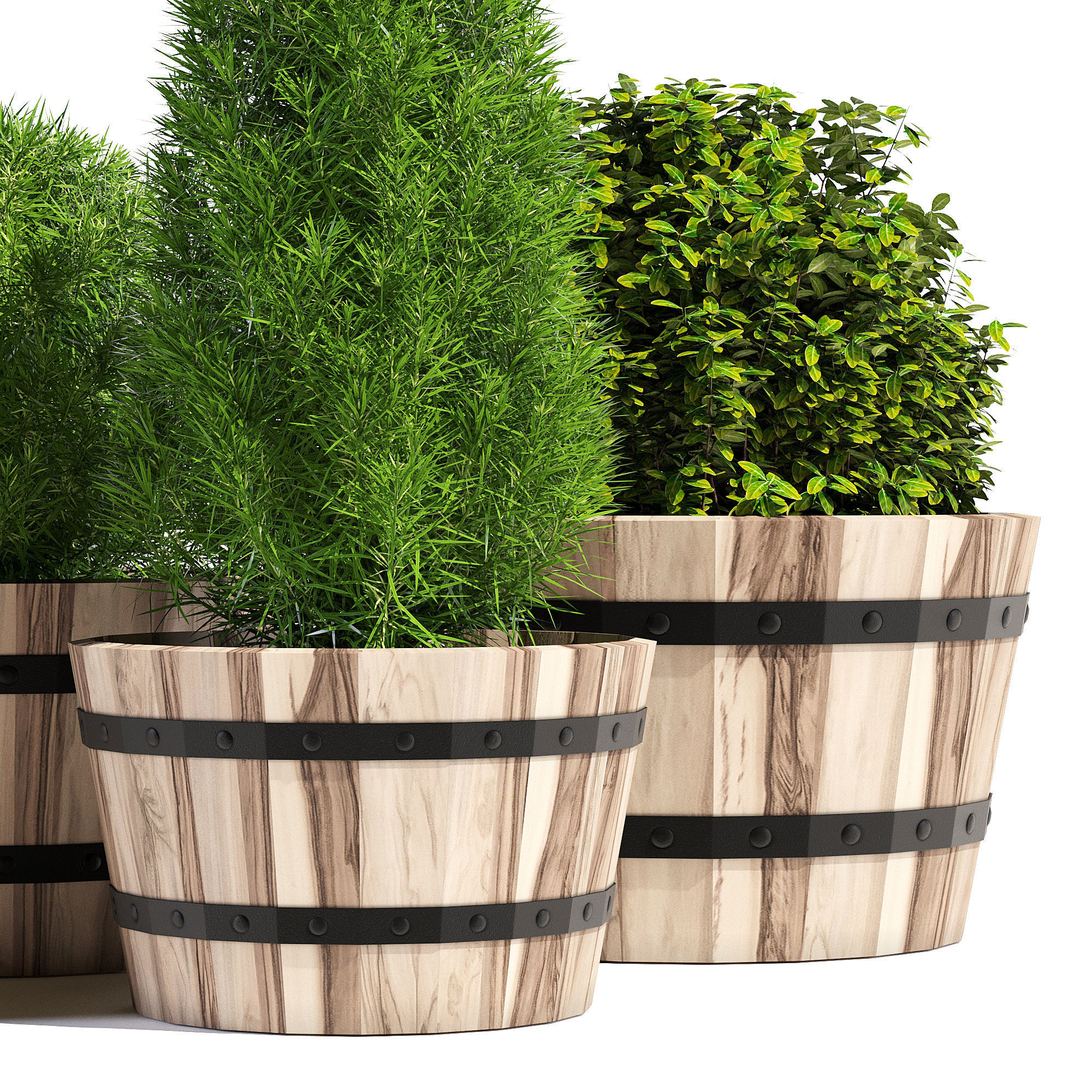 Round planter 3D model | CGTrader