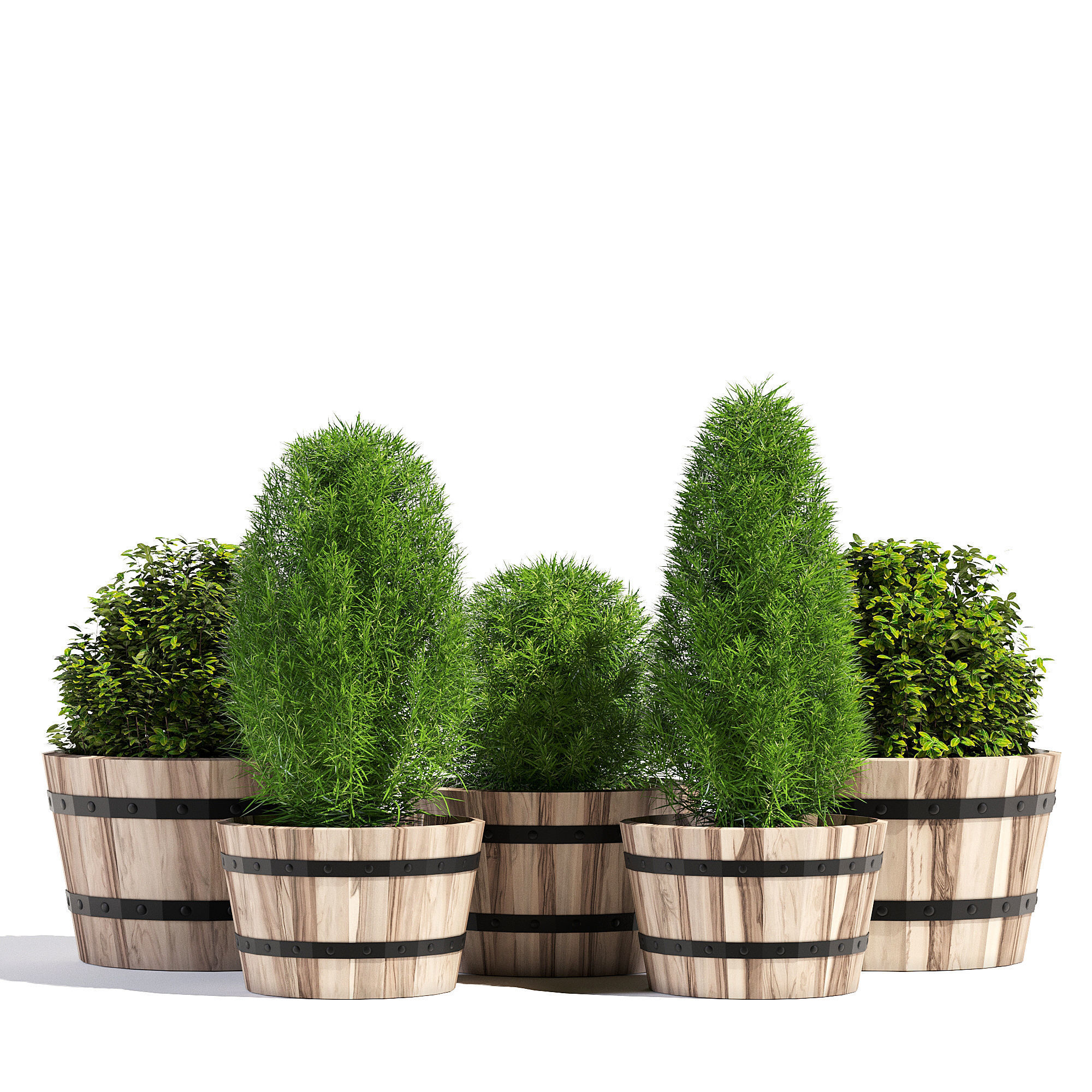 Round planter 3D model | CGTrader