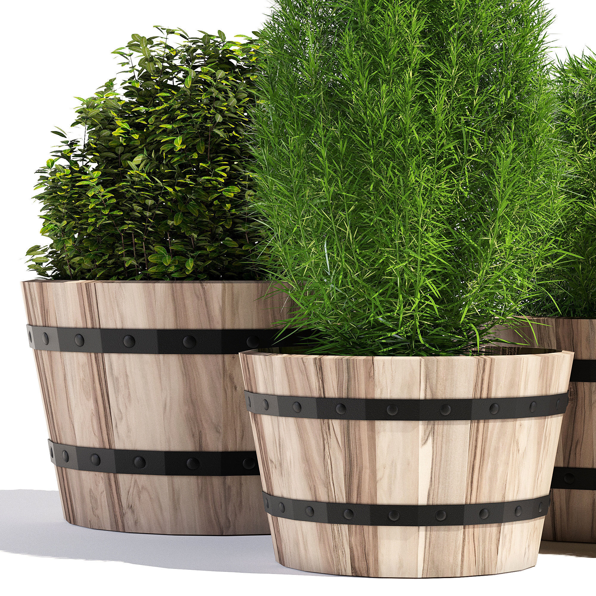 Round planter 3D model | CGTrader
