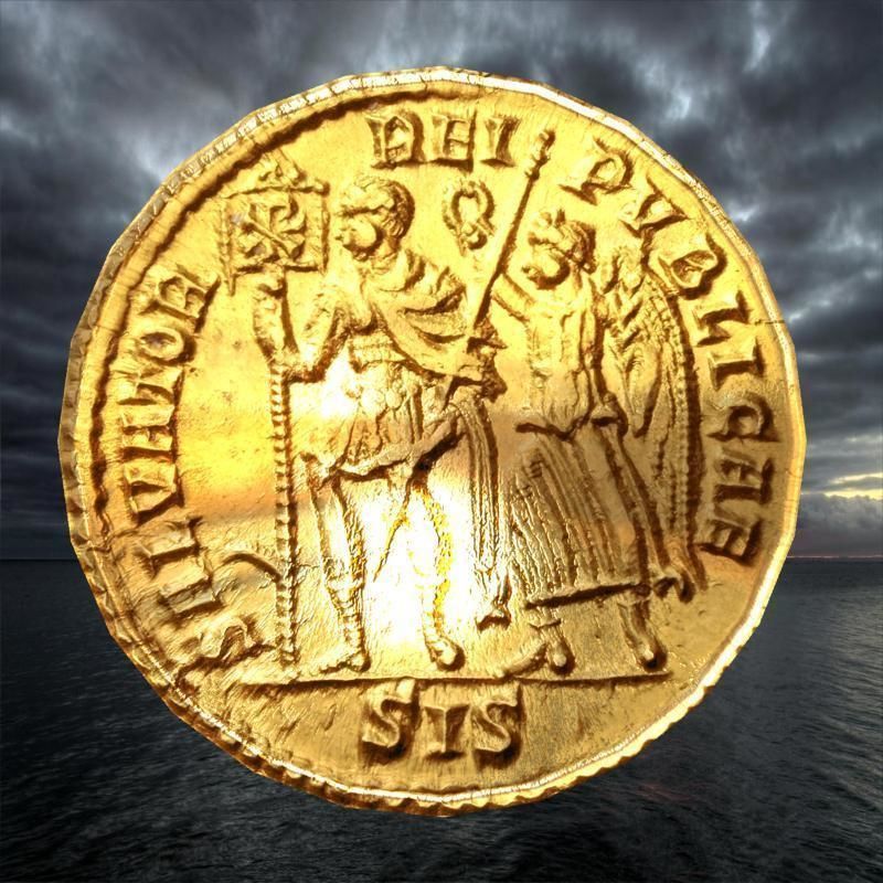 3D model ancient constans coin VR / AR / low-poly | CGTrader
