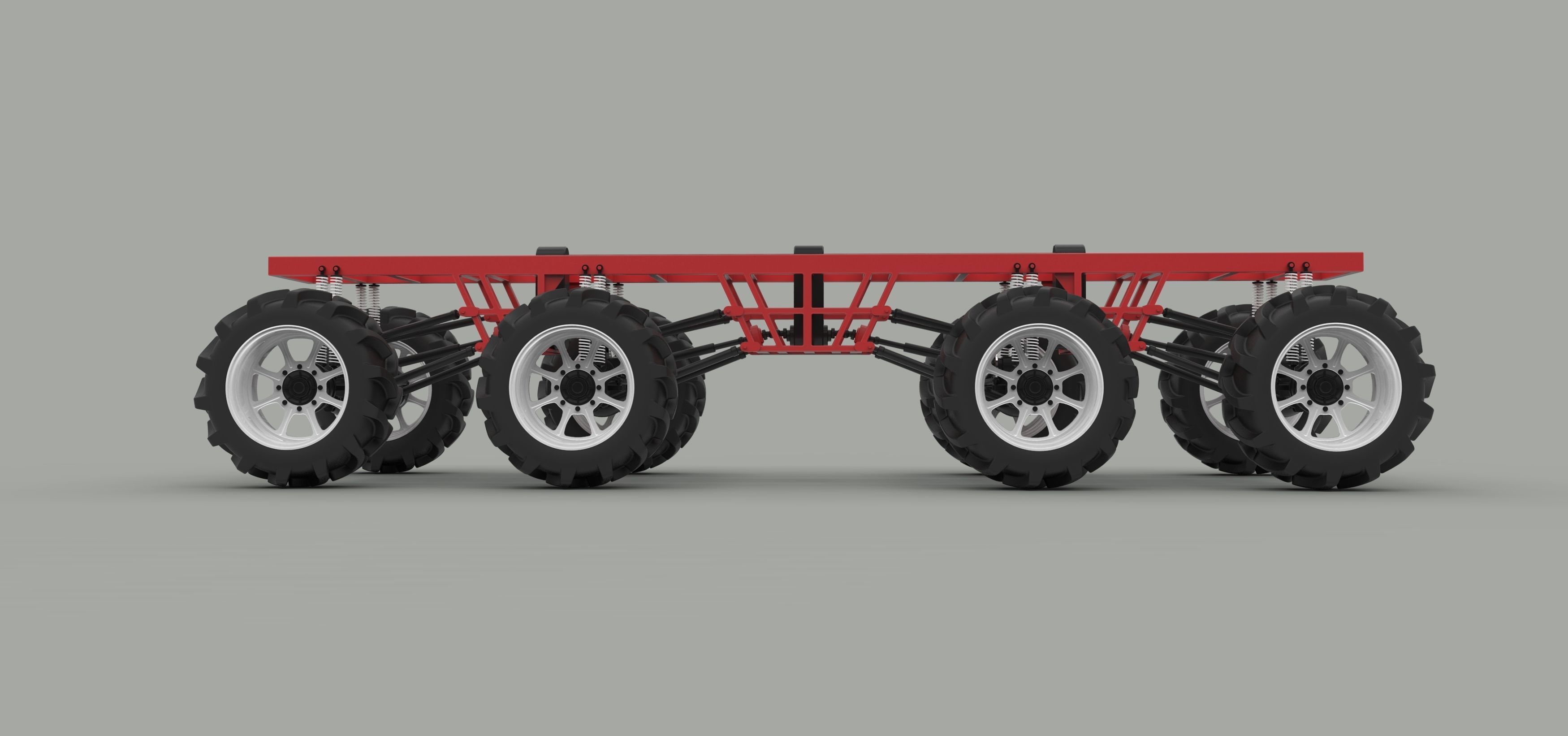 Chassis 8x8 3D model | CGTrader