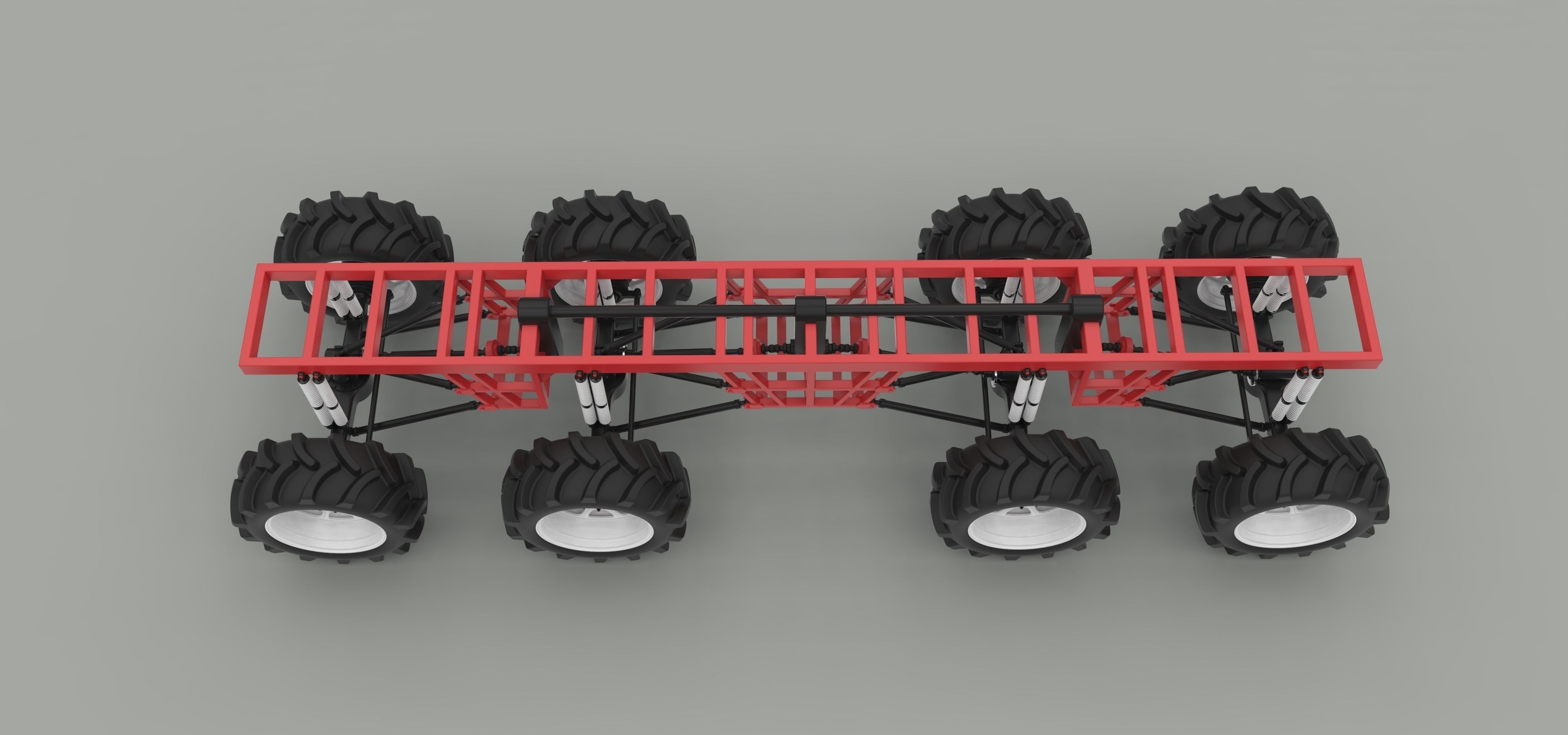 Chassis 8x8 3D model | CGTrader