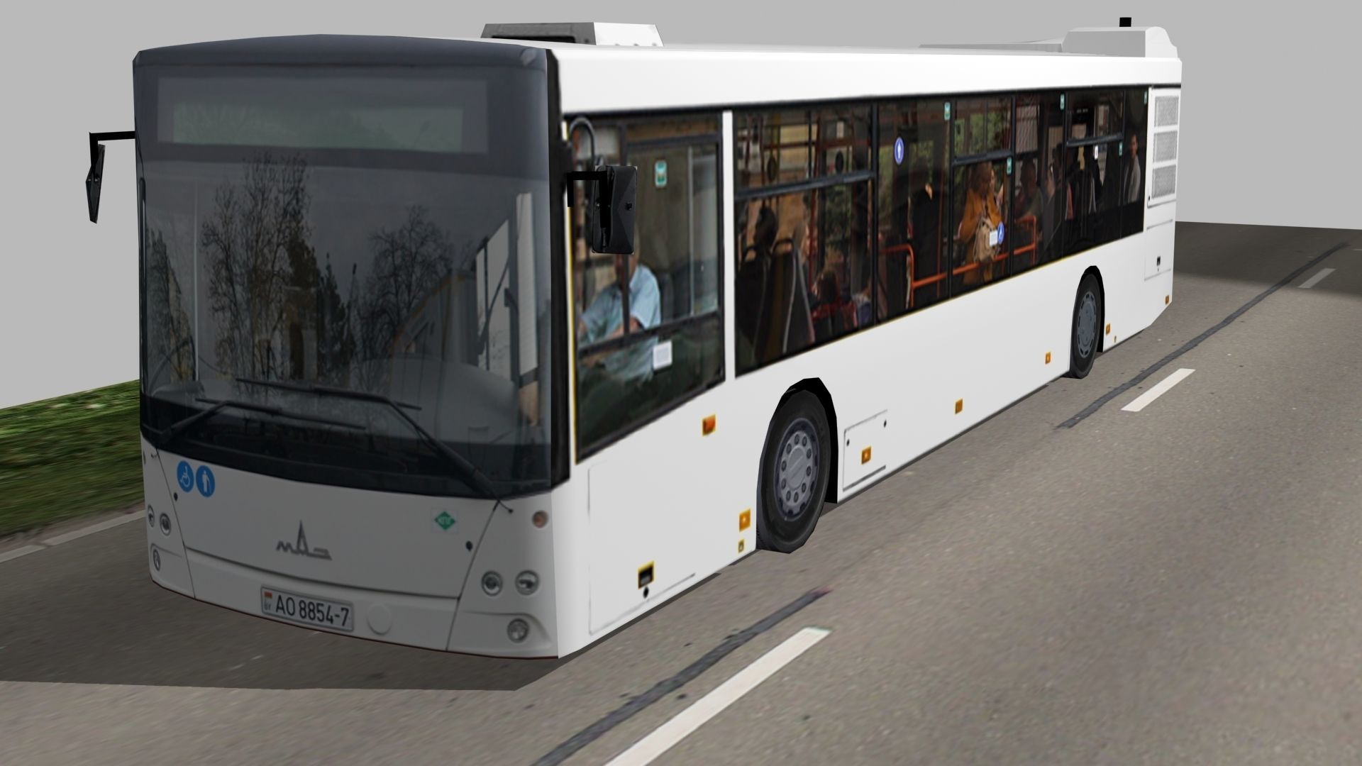 3D model Maz-203 bus VR / AR / low-poly | CGTrader