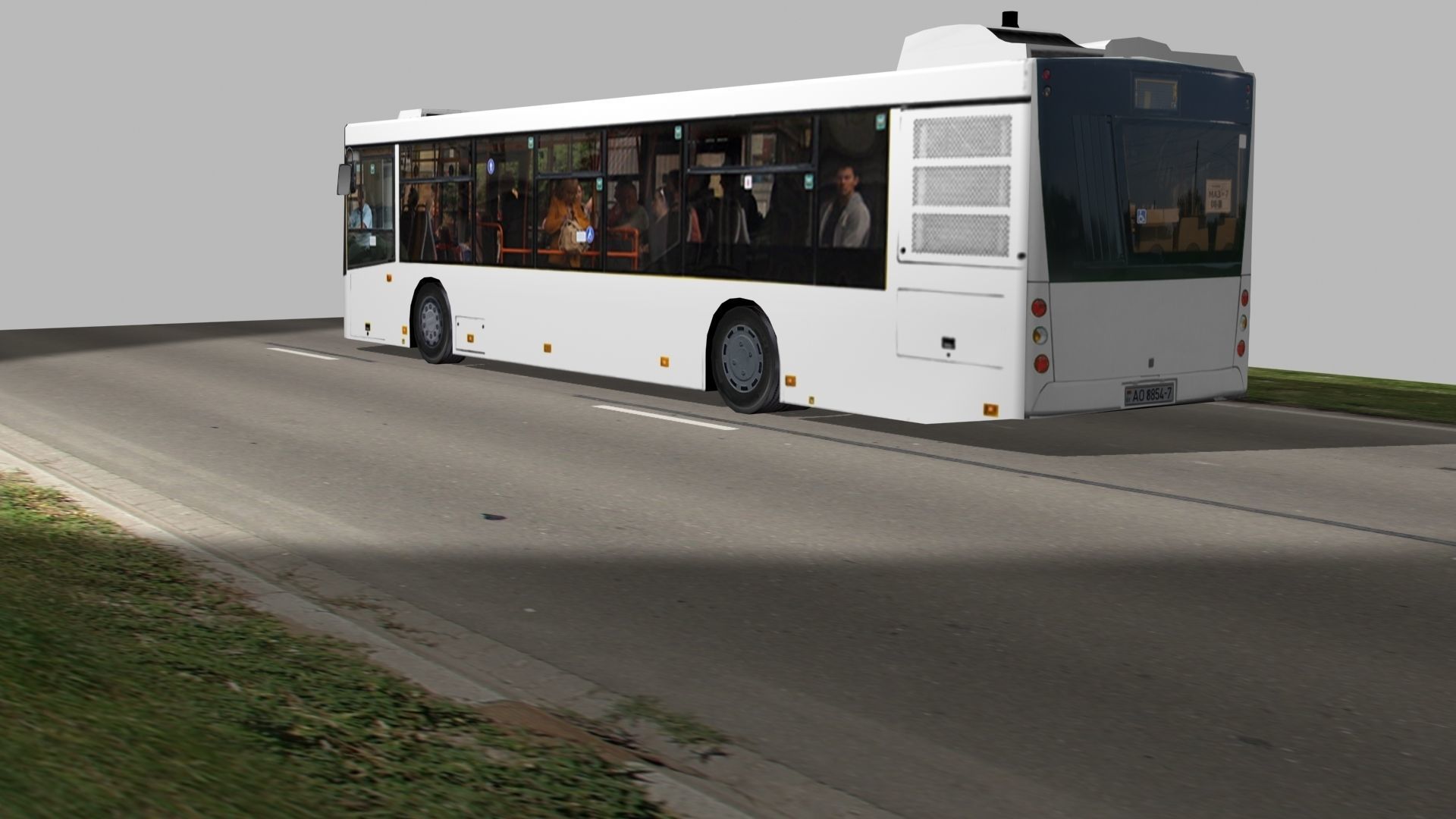 3D model Maz-203 bus VR / AR / low-poly | CGTrader