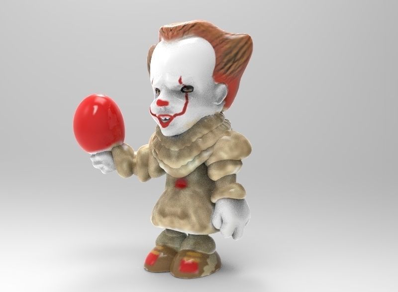 It clown 3D model 3D printable | CGTrader