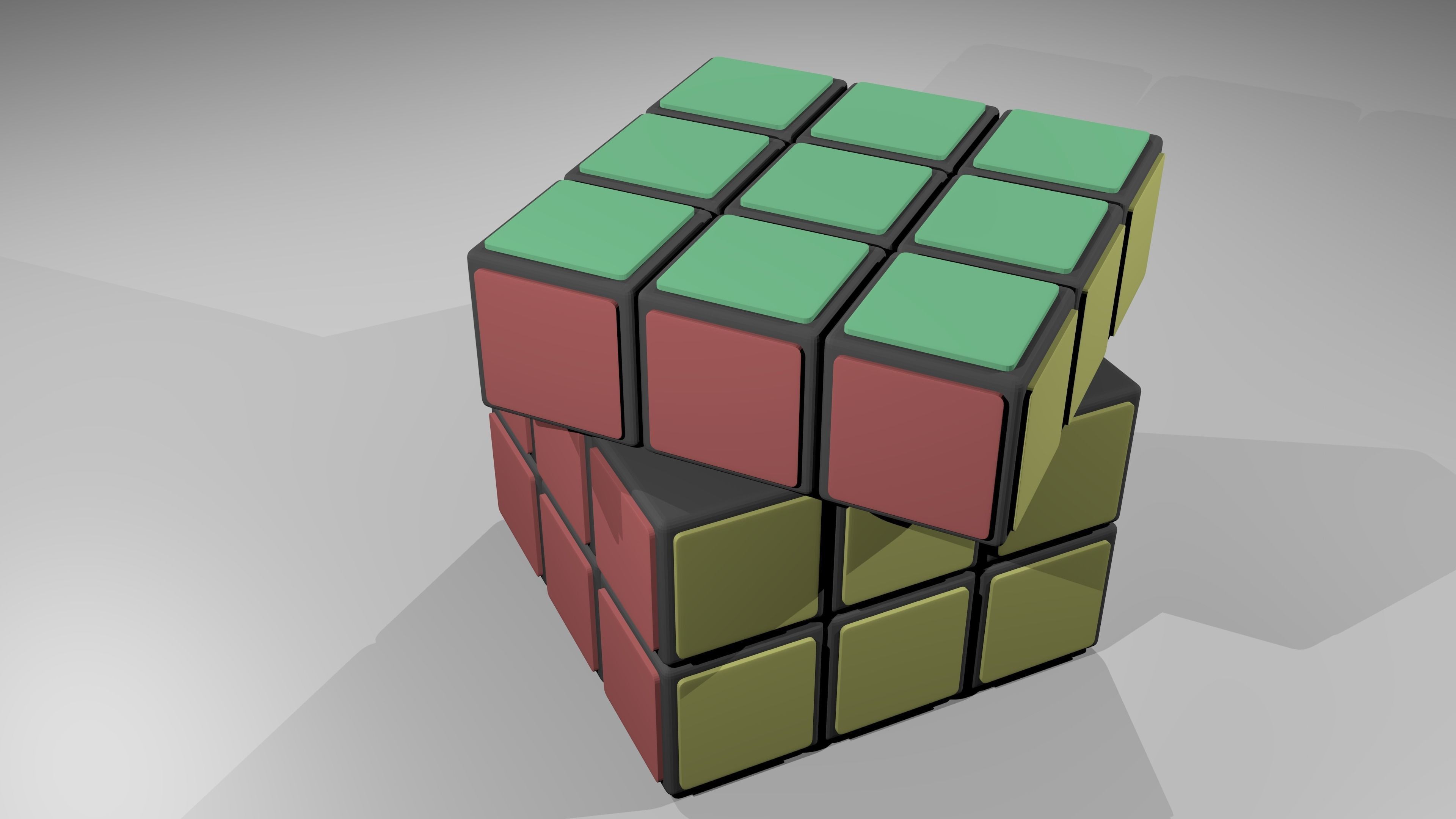 3D model Rubik Cube VR / AR / low-poly | CGTrader