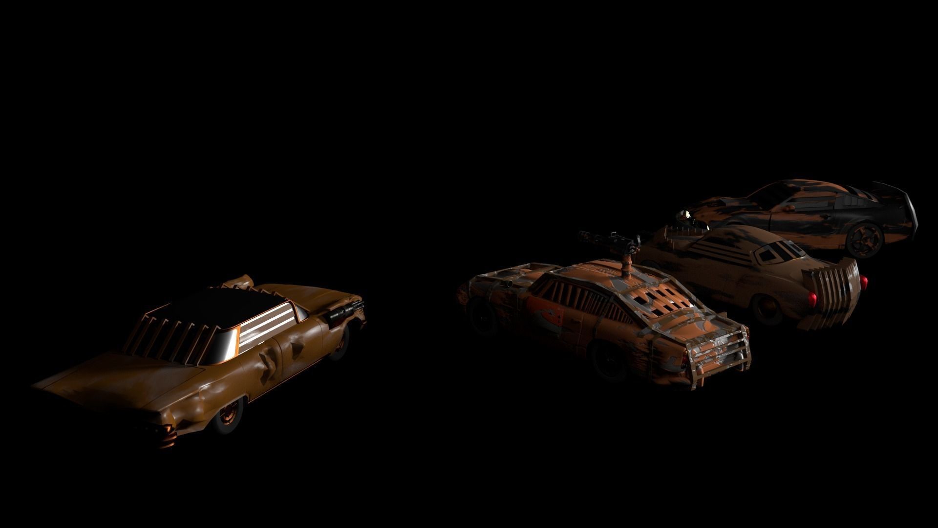 Death cars 3D model | CGTrader