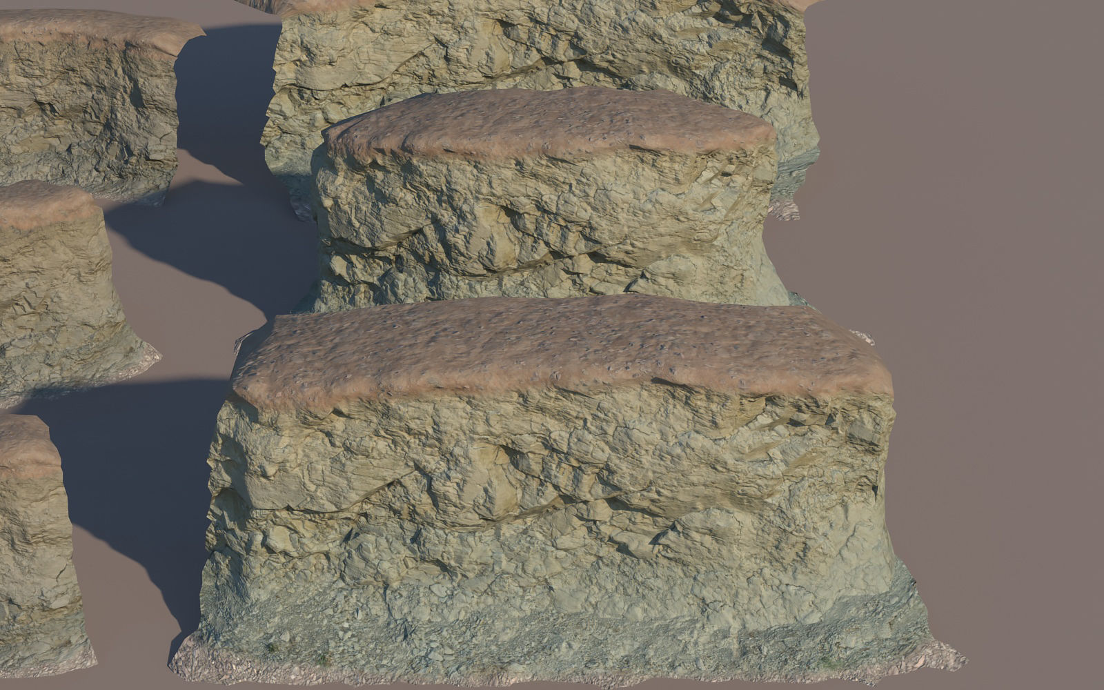 3D model Modular cliffs VR / AR / low-poly | CGTrader