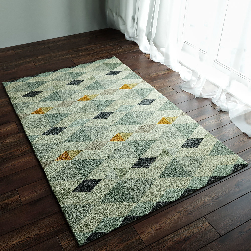 Geometric Rugs 3D model | CGTrader