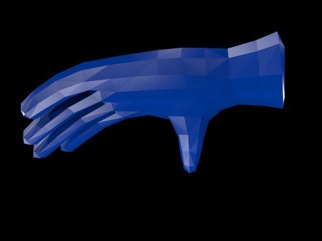 3D model Low poly Glove VR / AR / low-poly | CGTrader