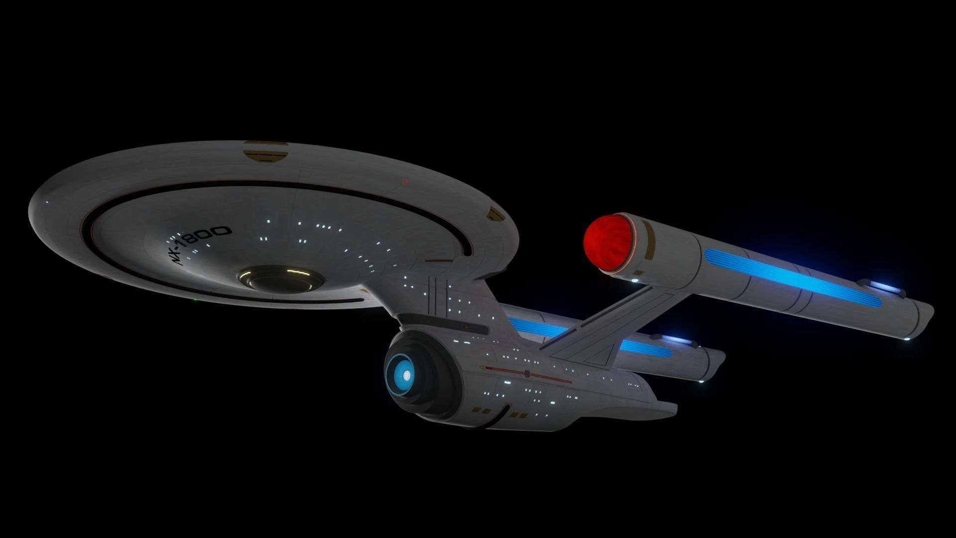 Phoenix Class Crusier v2 3D model | CGTrader