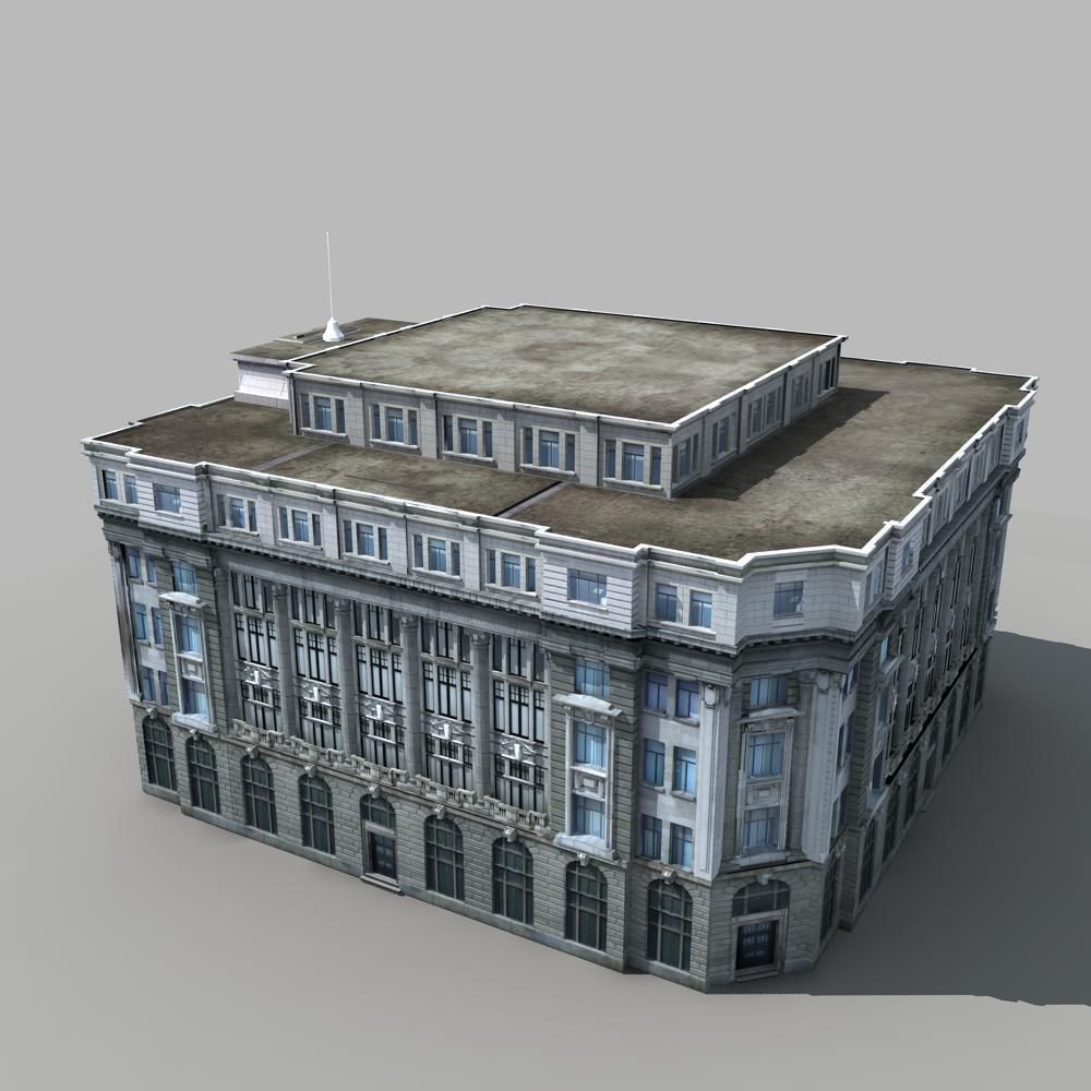 European Building 3D model | CGTrader