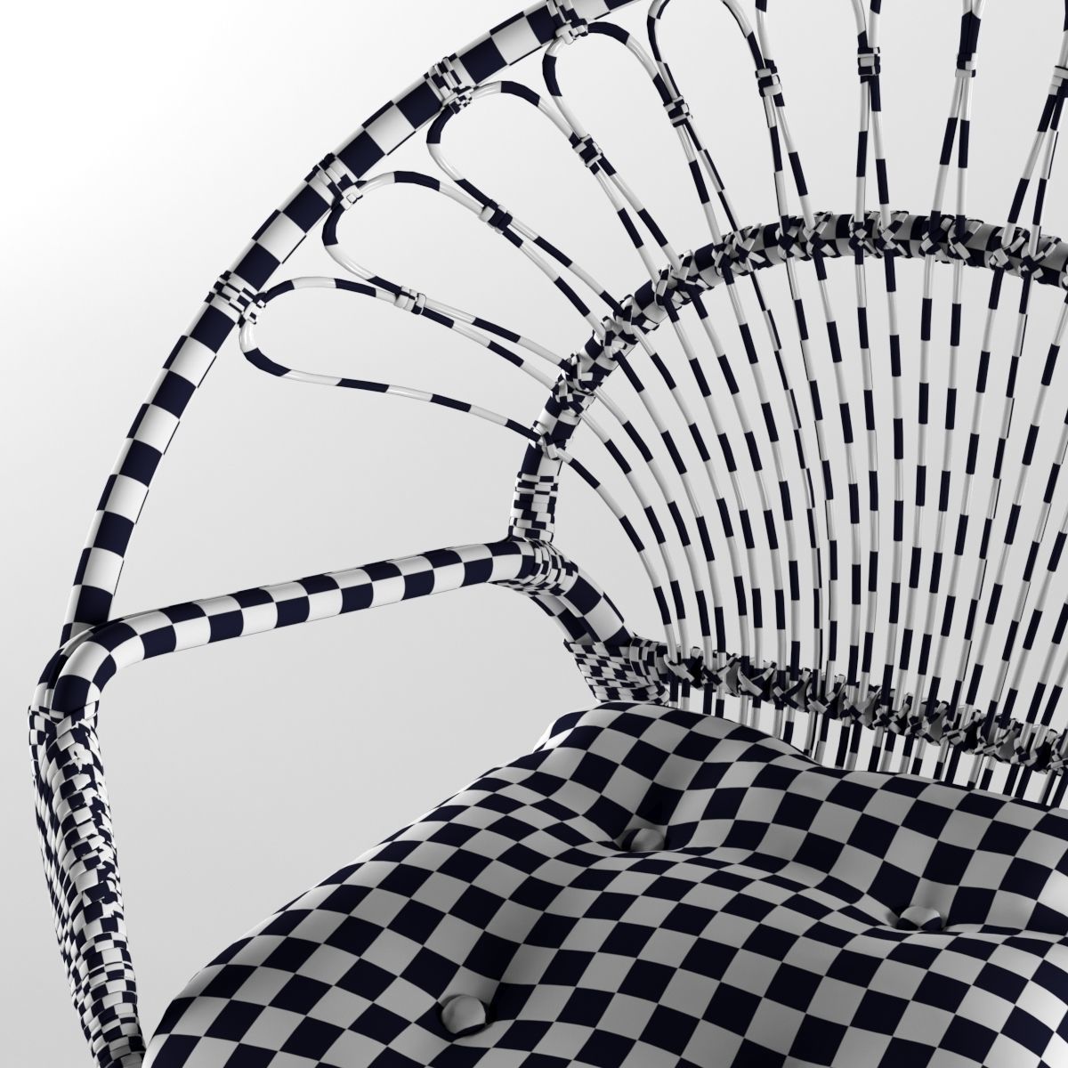 The Family Love Tree Round Chair Natural 3D model | CGTrader