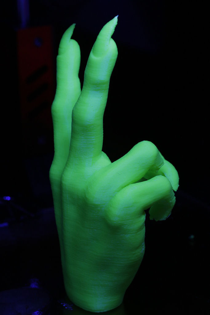 Peace Sign Gesture Gothic free 3D model 3D printable | CGTrader