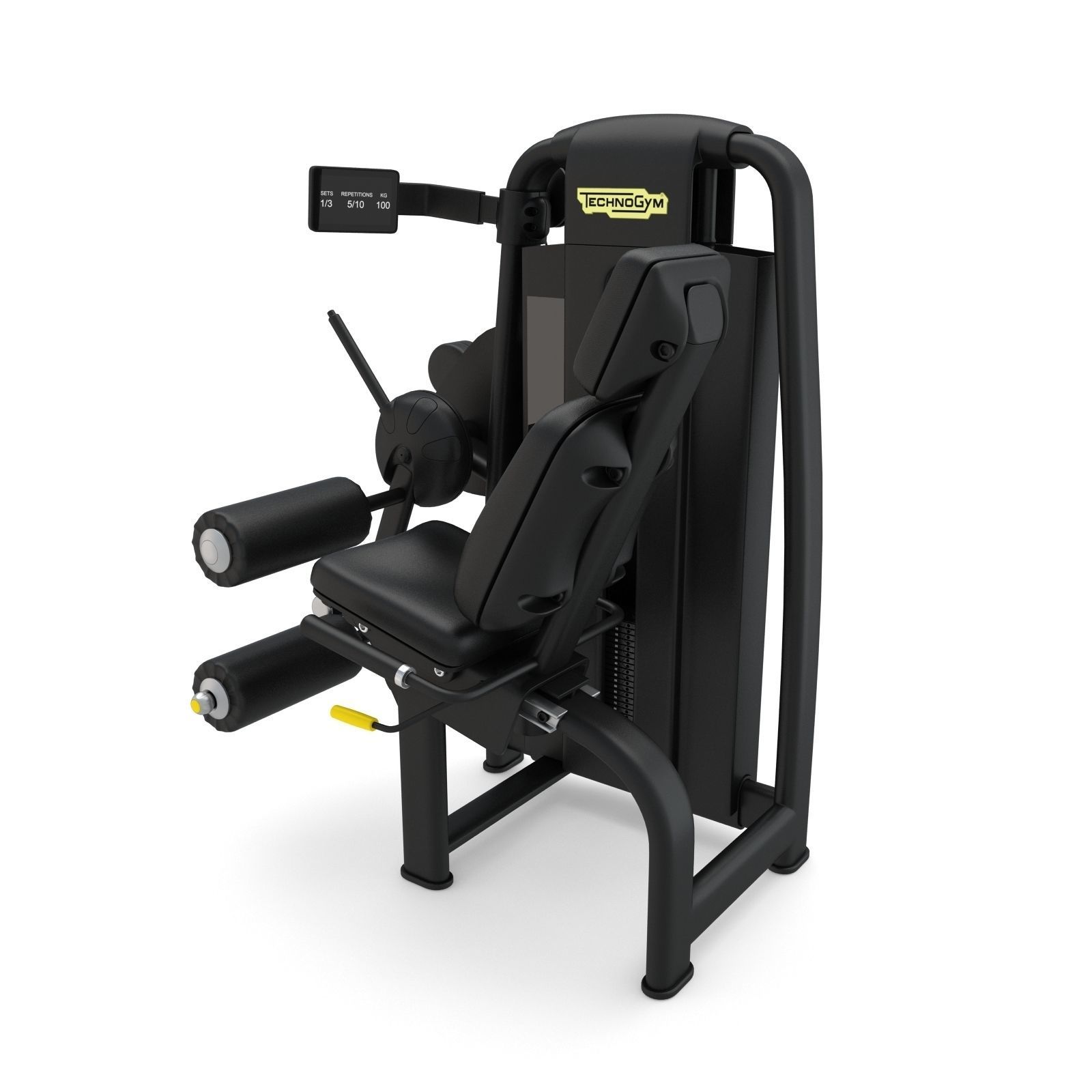 Technogym - Selectorised - Leg Curl 3D model | CGTrader