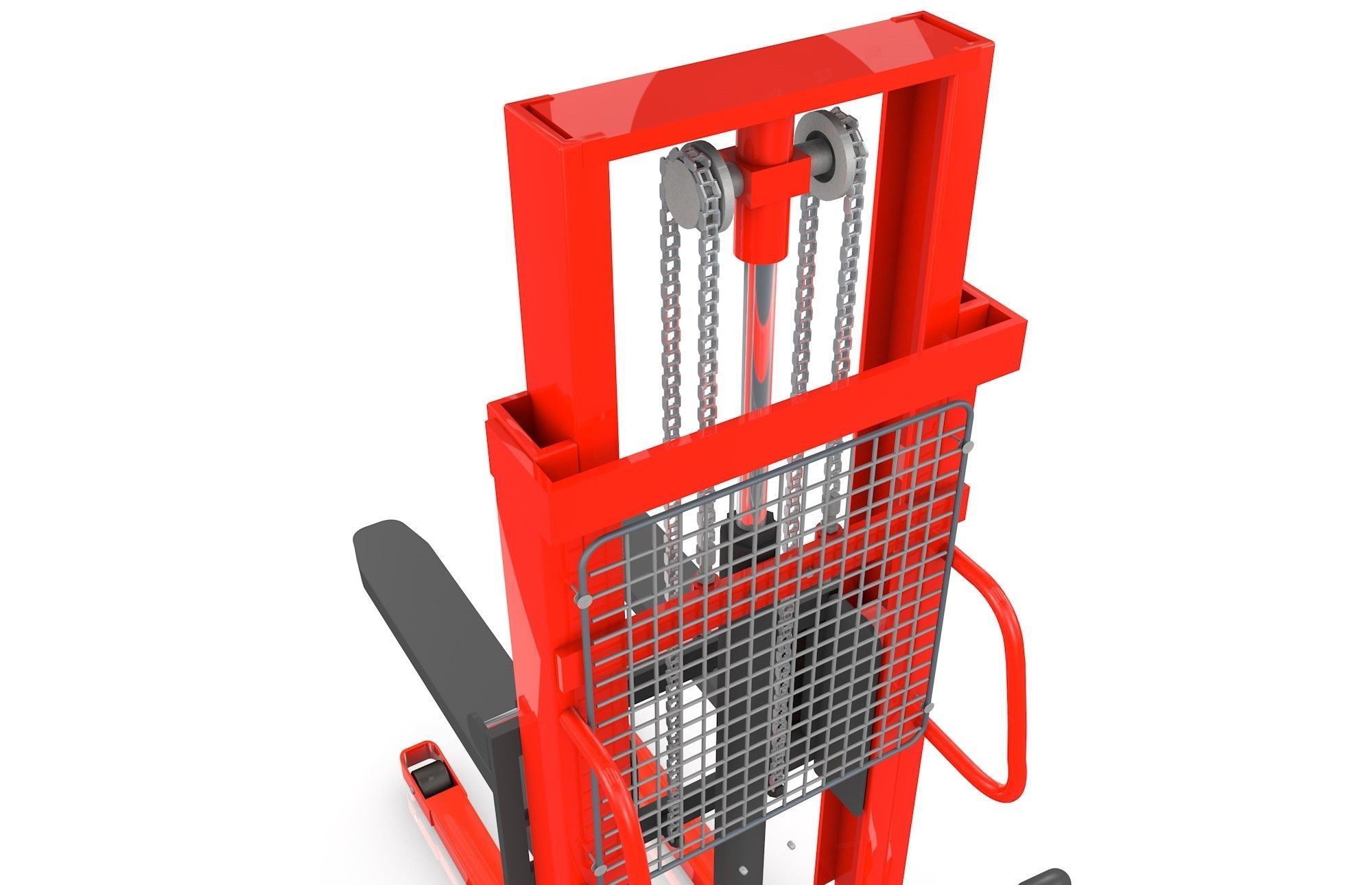 Pallet Jack Stacker 3D model animated rigged | CGTrader