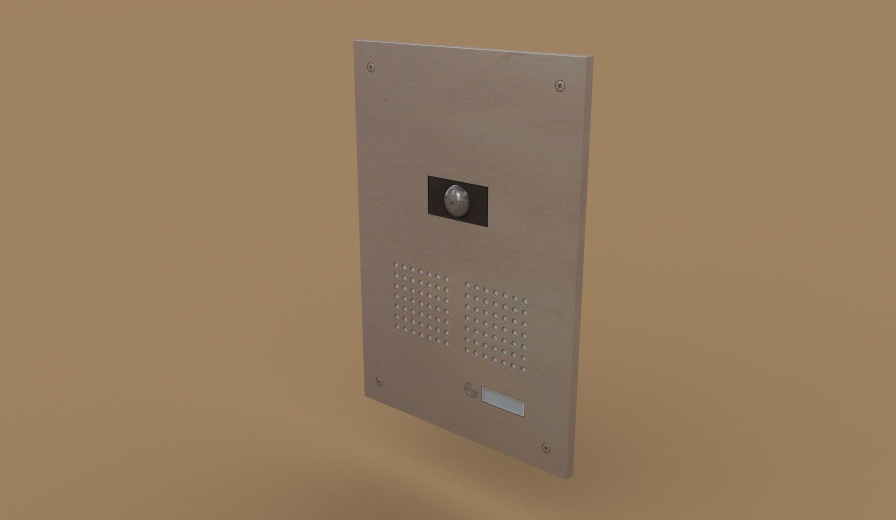 intercom system outdoor 3D model | CGTrader