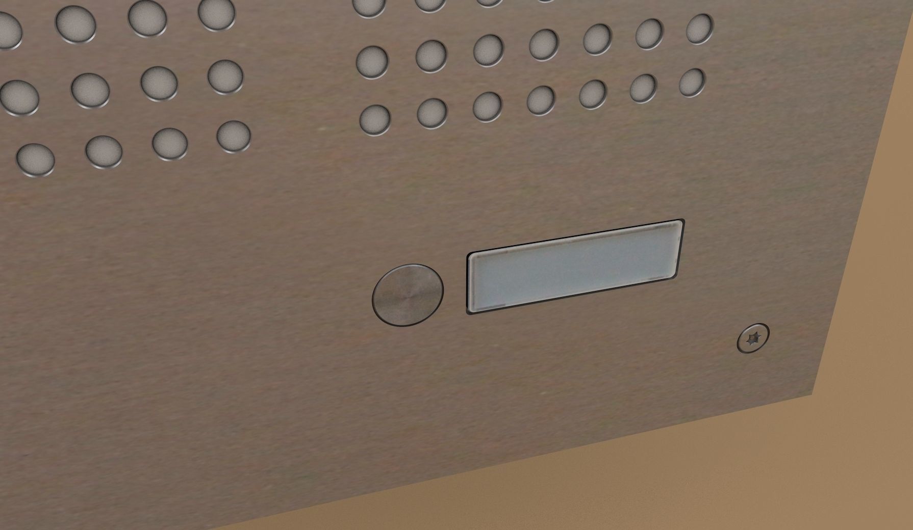 intercom system outdoor 3D model | CGTrader