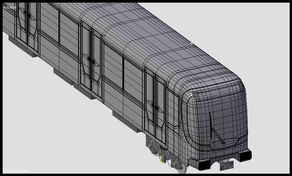 Subway car 3D model | CGTrader
