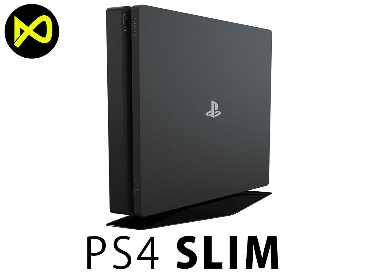 Sony PlayStation PS4 Slim 3D model | CGTrader