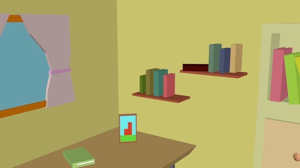 3D model Low poly Room pack 02 - childrens room VR / AR / low-poly ...