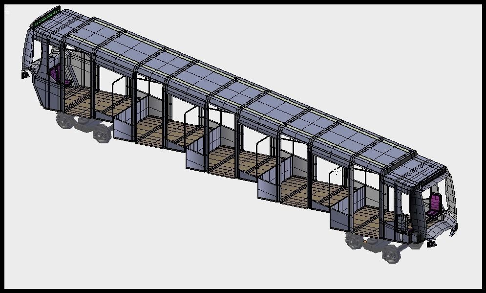 Funicular - mountain railway 3D model | CGTrader