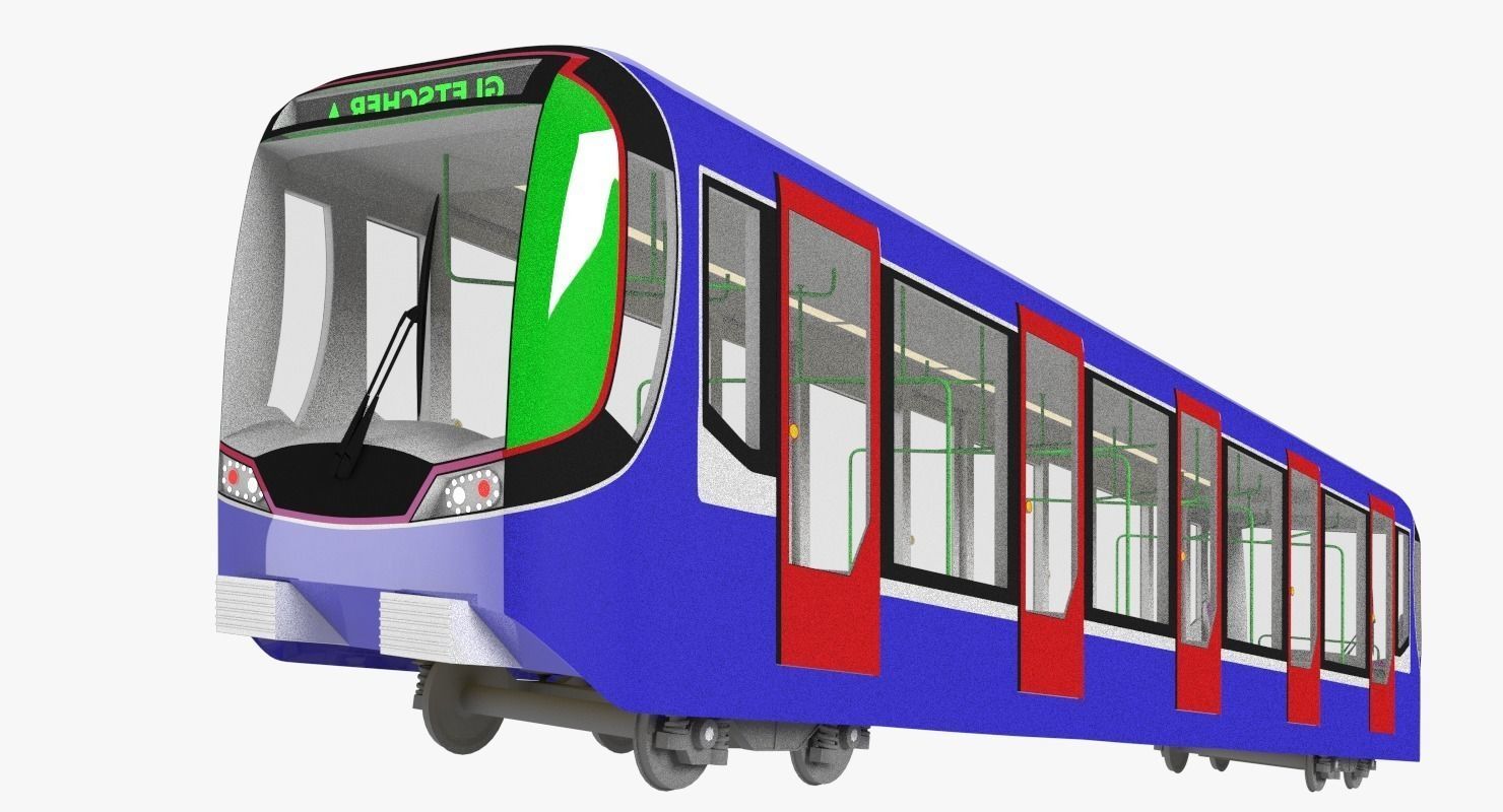 Funicular - mountain railway 3D model | CGTrader