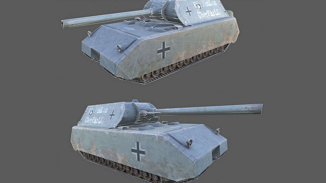 WW2 Maus Tank free VR / AR / low-poly 3D model | CGTrader