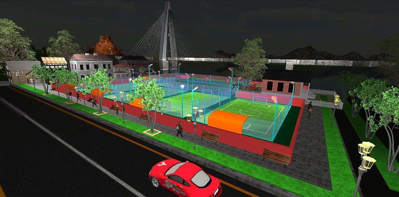 3D model 3d Background with texture VR / AR / low-poly | CGTrader