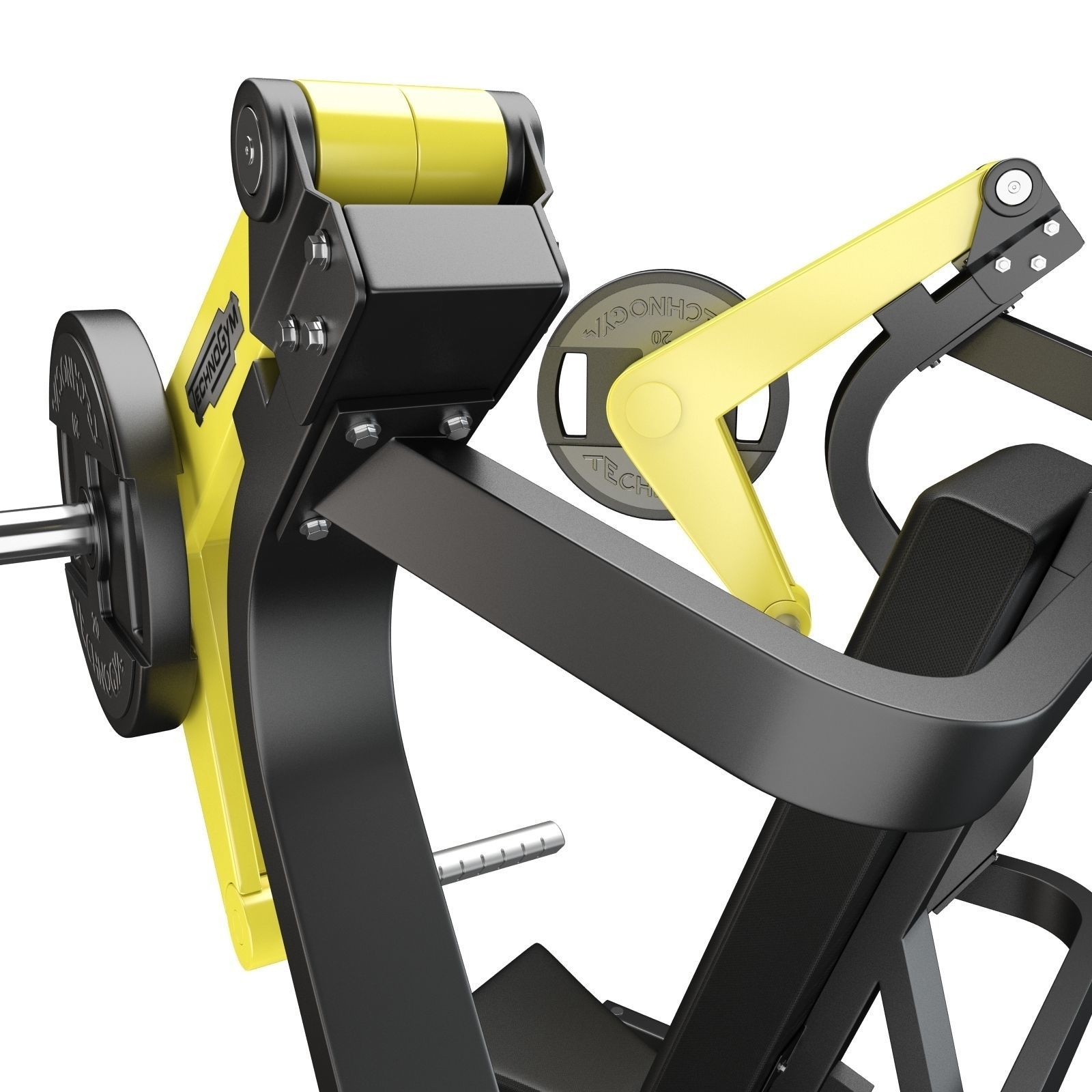 Technogym - Plate Loaded - Incline Chest Press 3D model | CGTrader