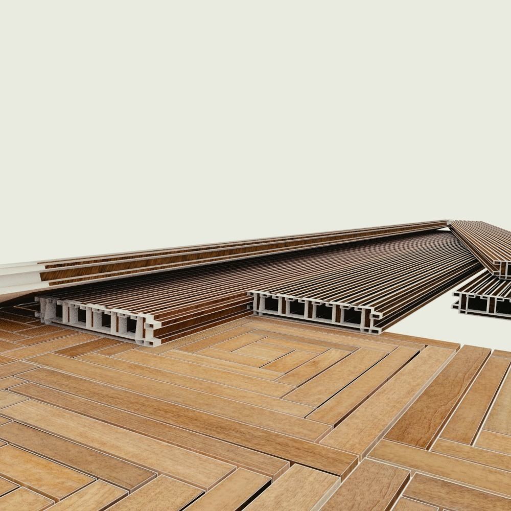 3D model Tile wood VR / AR / low-poly | CGTrader