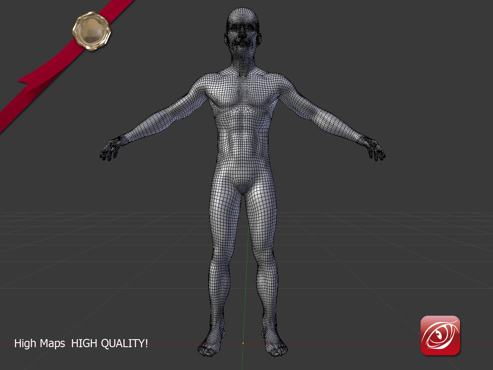 3D model Man A Testing model - Marvelous Designer Stand2 VR / AR / low ...